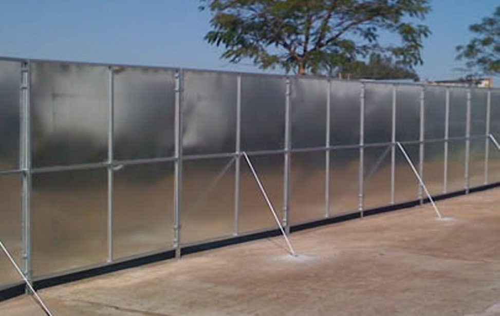 Fechamento metálico - Só Coberturas